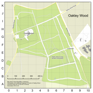Map of Oakley Wood | Friends of Oakley Wood