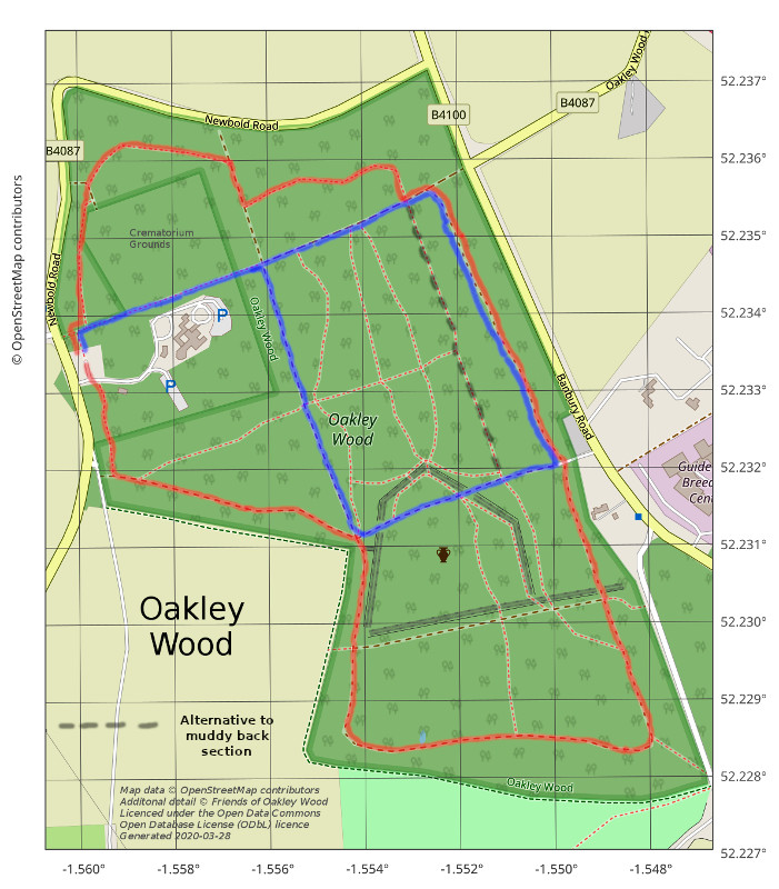 Walking routes | Friends of Oakley Wood